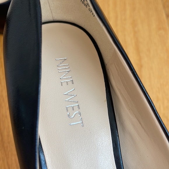 Nine West | Shoes | New Black Leather Platform Heelspumps | Poshmark